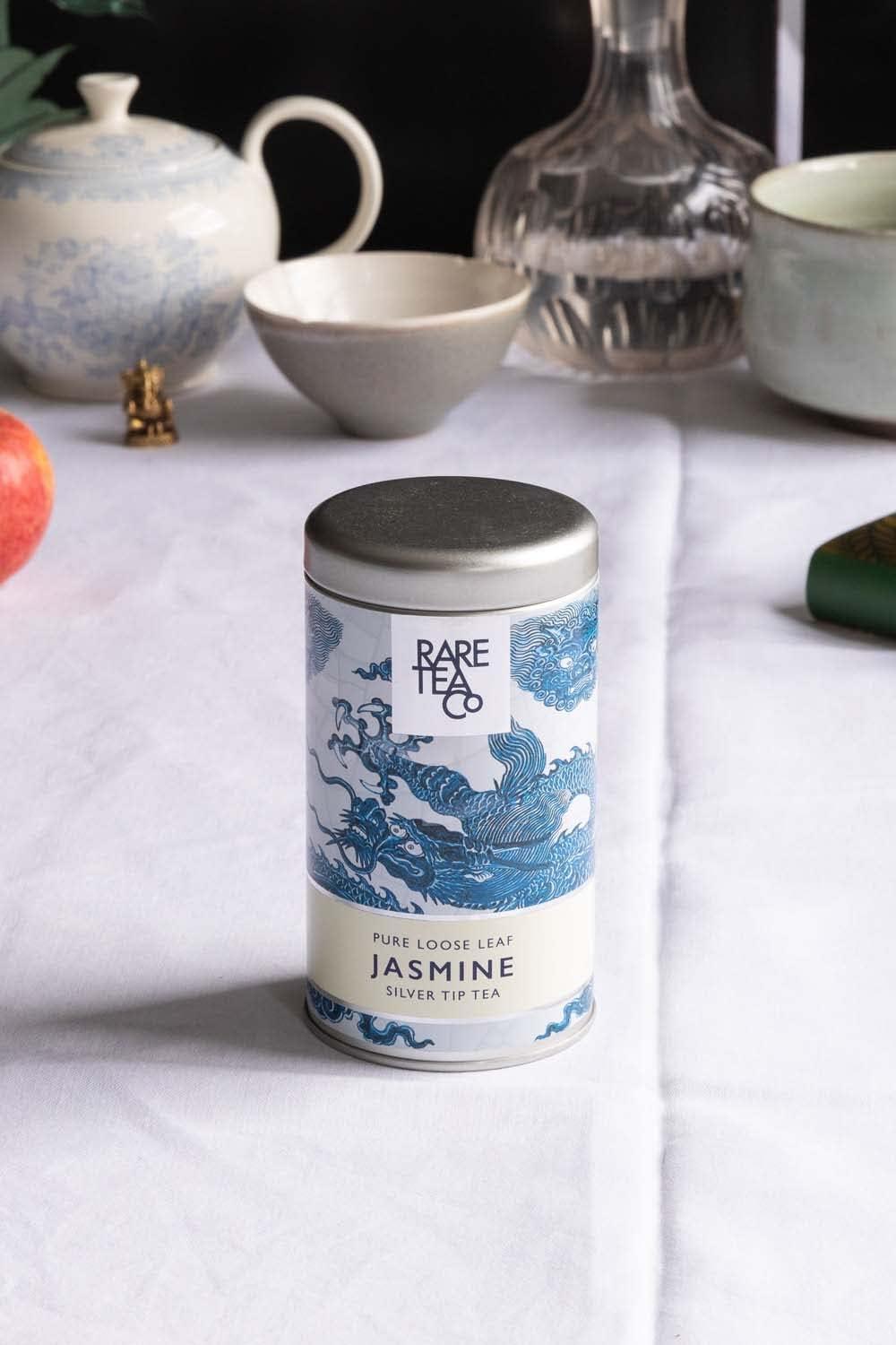 Rare Tea Co. Jasmine Silver Tip White Tea 25g Tin - Premium Loose Leaf ...