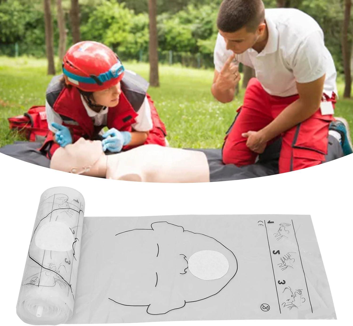 Portable Cardiac Resuscitation Face Shield Roll for Emergency CPR ...