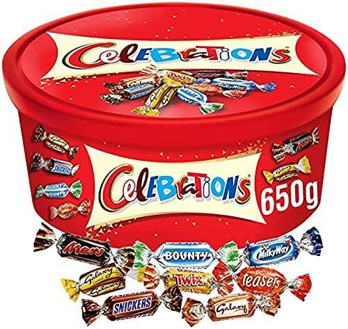 Chocolate Tub Gifts includes Nuade Toffee Gift (Celebrations Chocolate Tub)