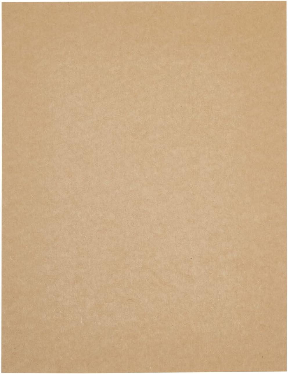 48 Sheets Brown Kraft Paper Material for Crafts Party Invitations ...
