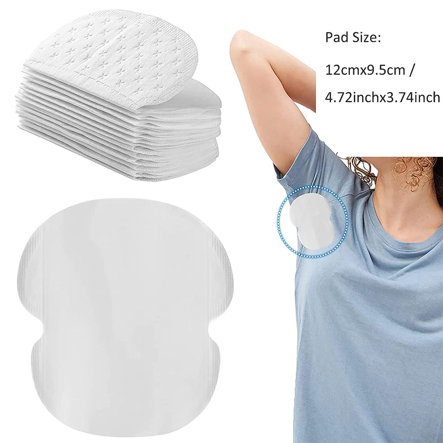 50 Pack Disposable Armpit Sweat Pads for Women and Men - Underarm ...