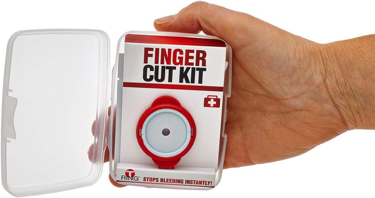 T-Ring Finger Cut Kit - Comprehensive solution for first aid care and ...
