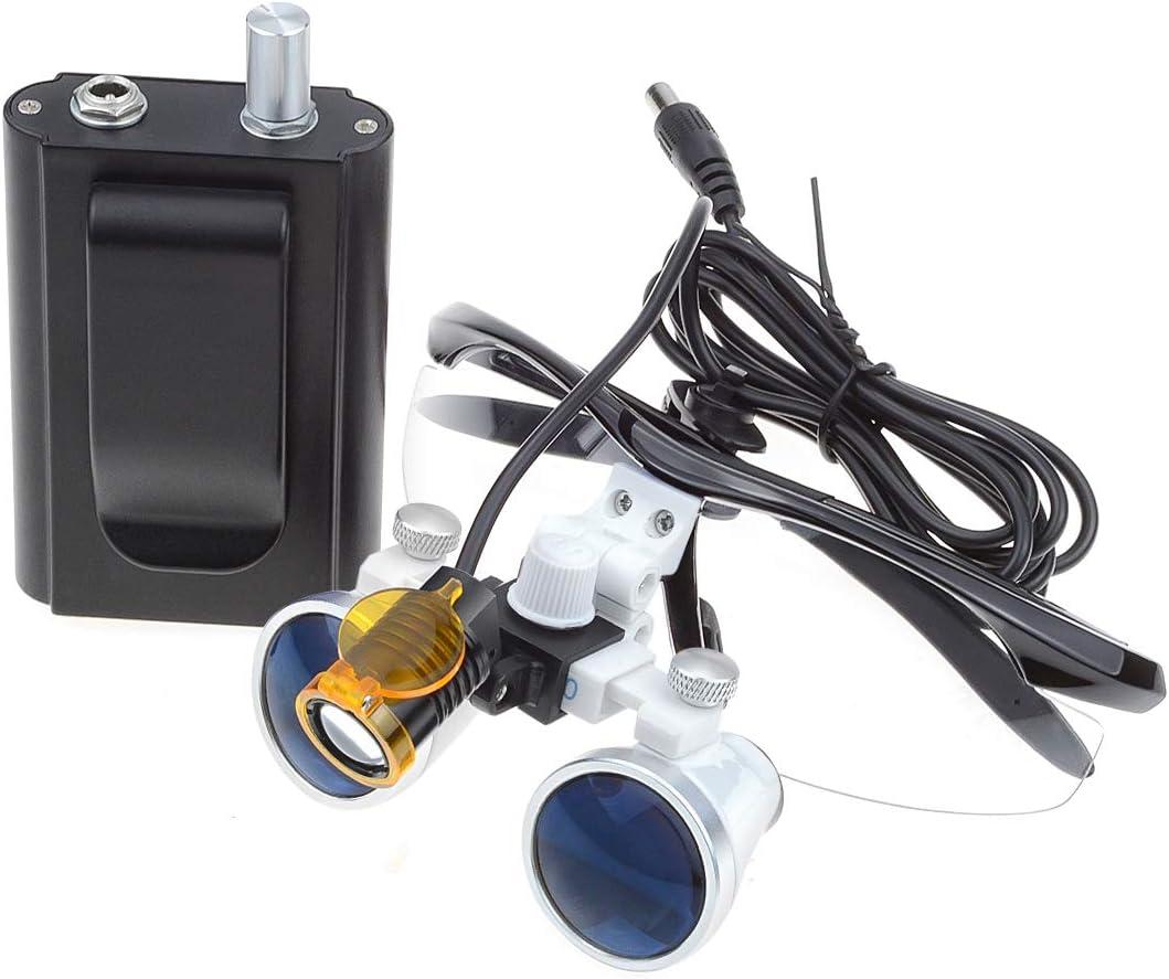 ORILAO 3.5X-420mm Binocular Loupes with LED Headlamp in Black ...
