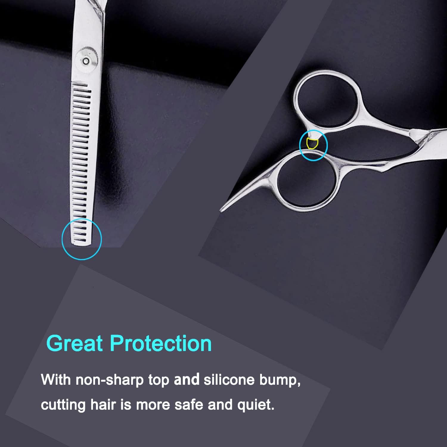 Professional Hair Thinning Shears & Cutting Scissors Set with ...