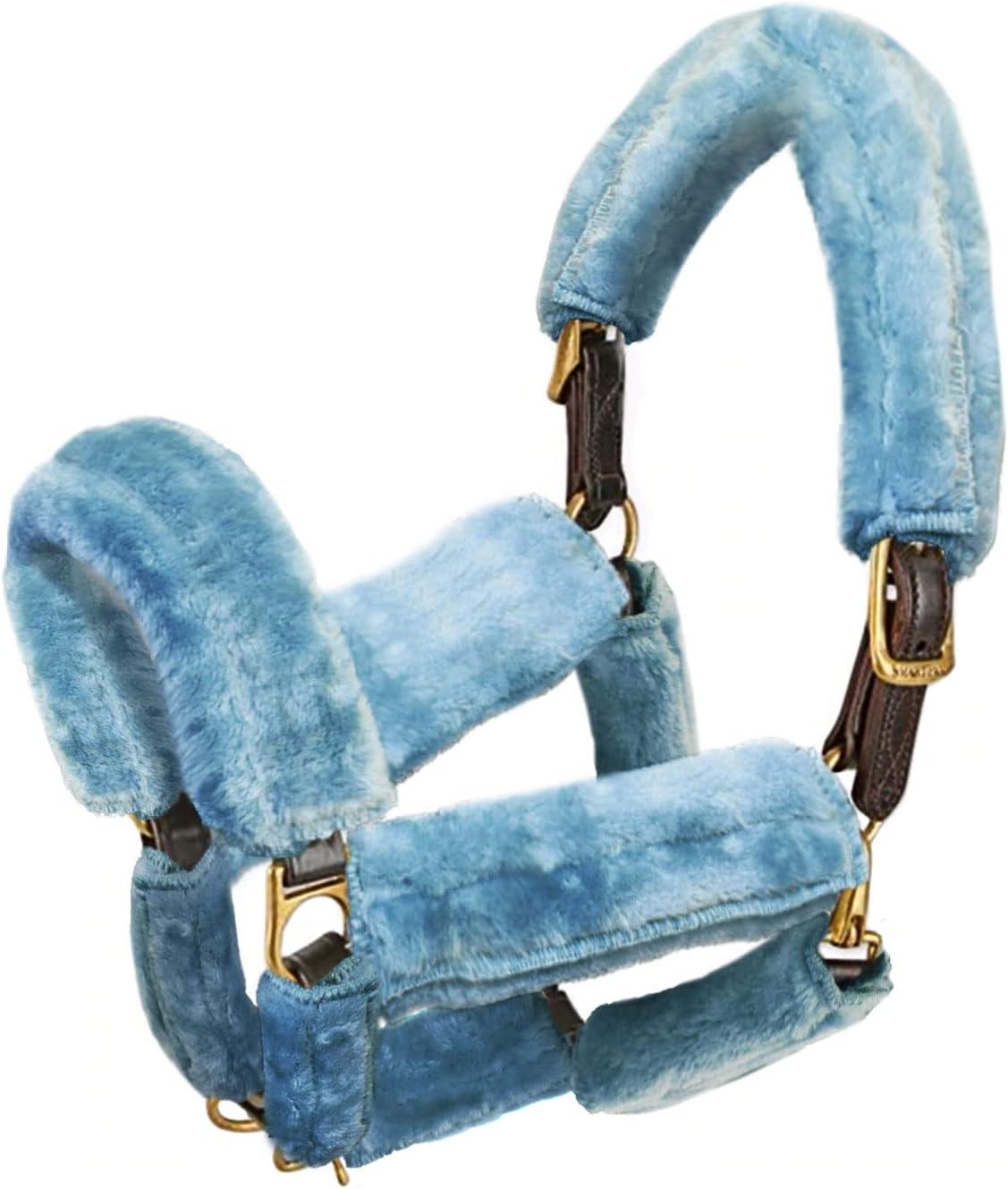 Harrison Howard Horse Halter Fleece Cover Set - 9 Piece Blue Kit | Buy ...