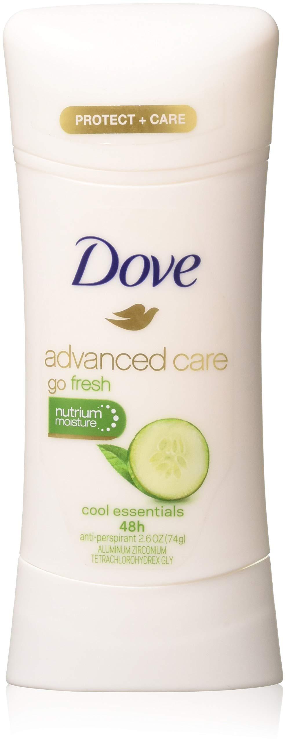 Dove 2.6oz Adv Care Anti-Perspirant Cool Essential Deodorant (76ml) - 2 ...