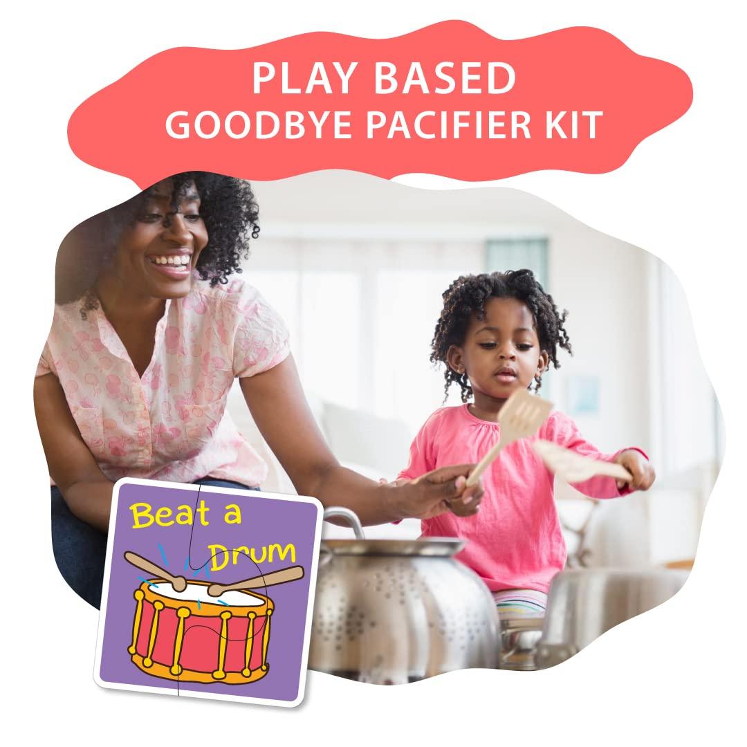 Pacifier Weaning System - Bye-Bye Paci Kit with Book, Cards, Puzzle ...