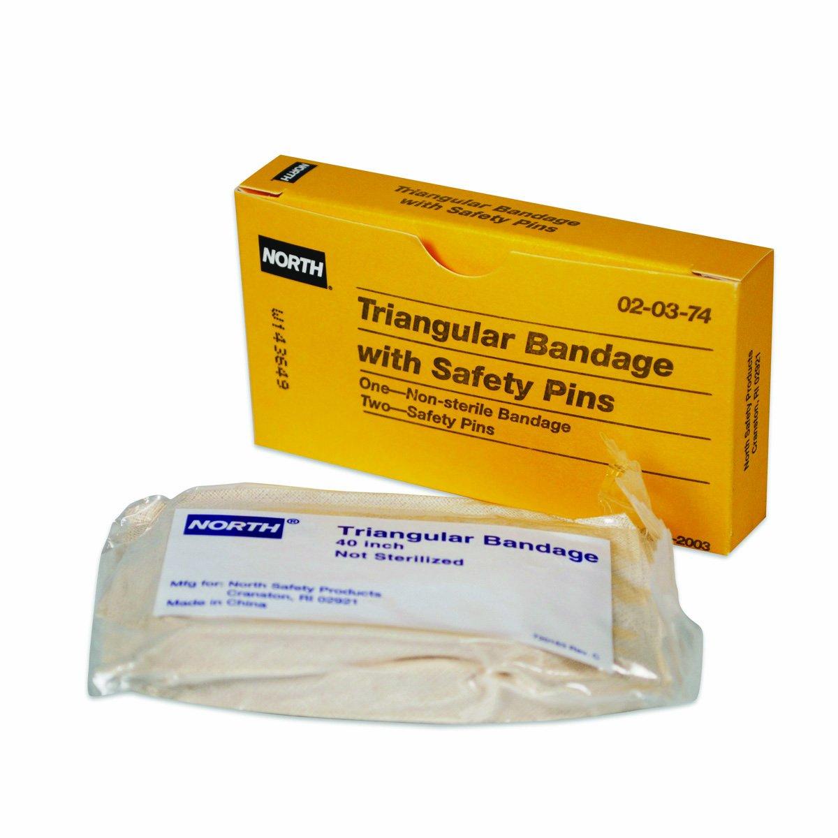 North by Honeywell 020374 Triangular Bandage - Non-Sterile, Unbleached ...