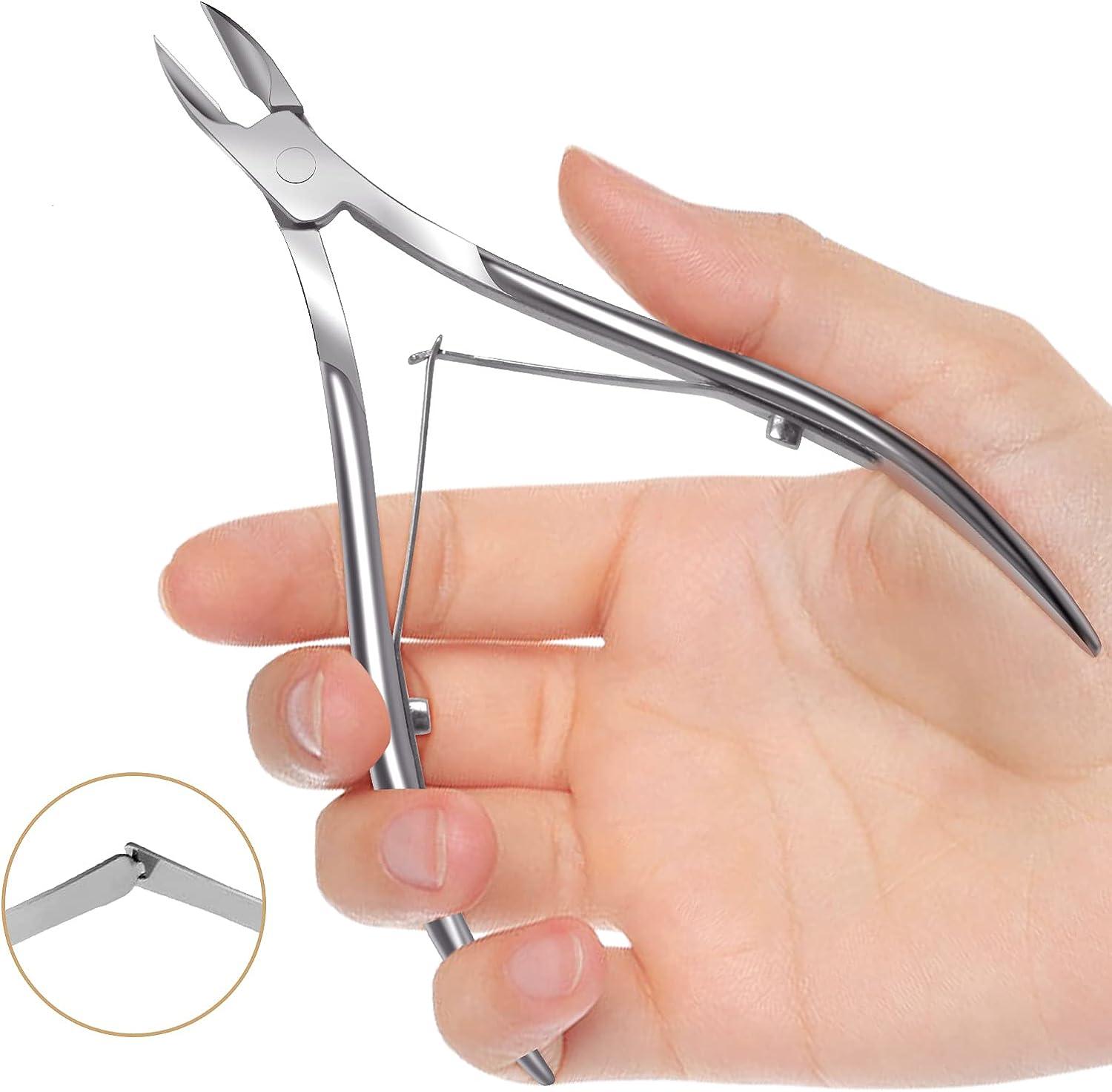 ANYI Cuticle Trimmer- Stainless Steel Professional Manicure and ...