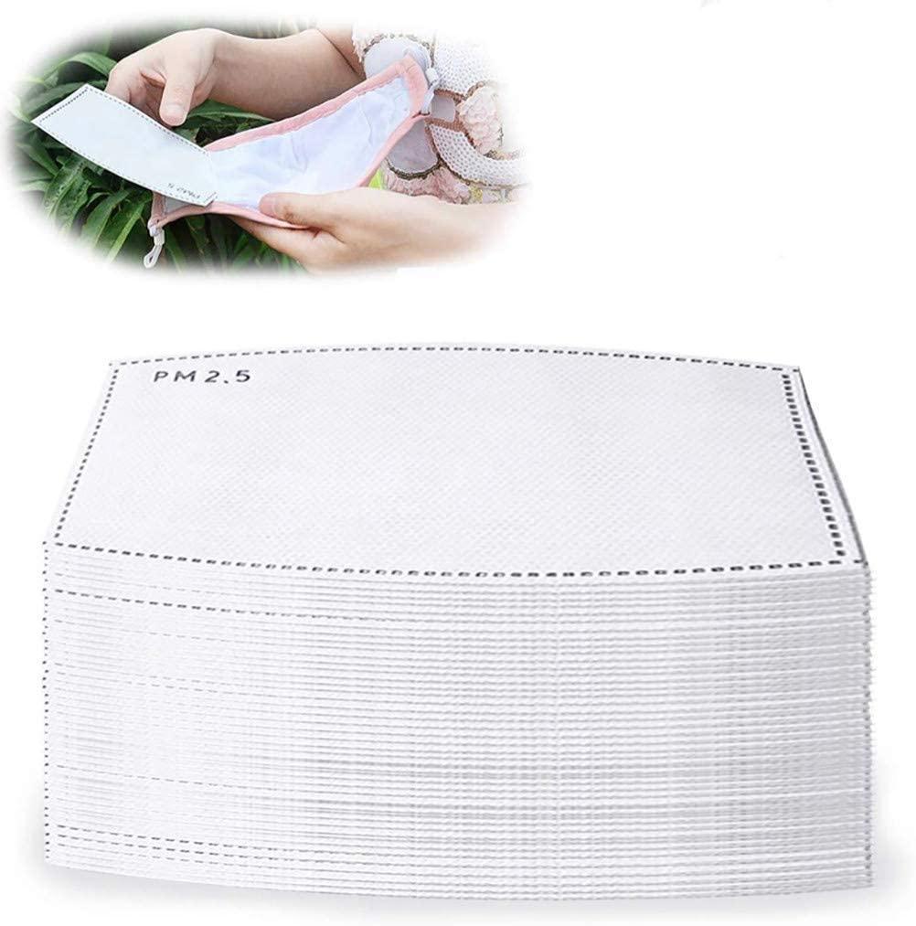 100PCS pieces PM 2.5 activated carbon filter for children, 5 layers of ...