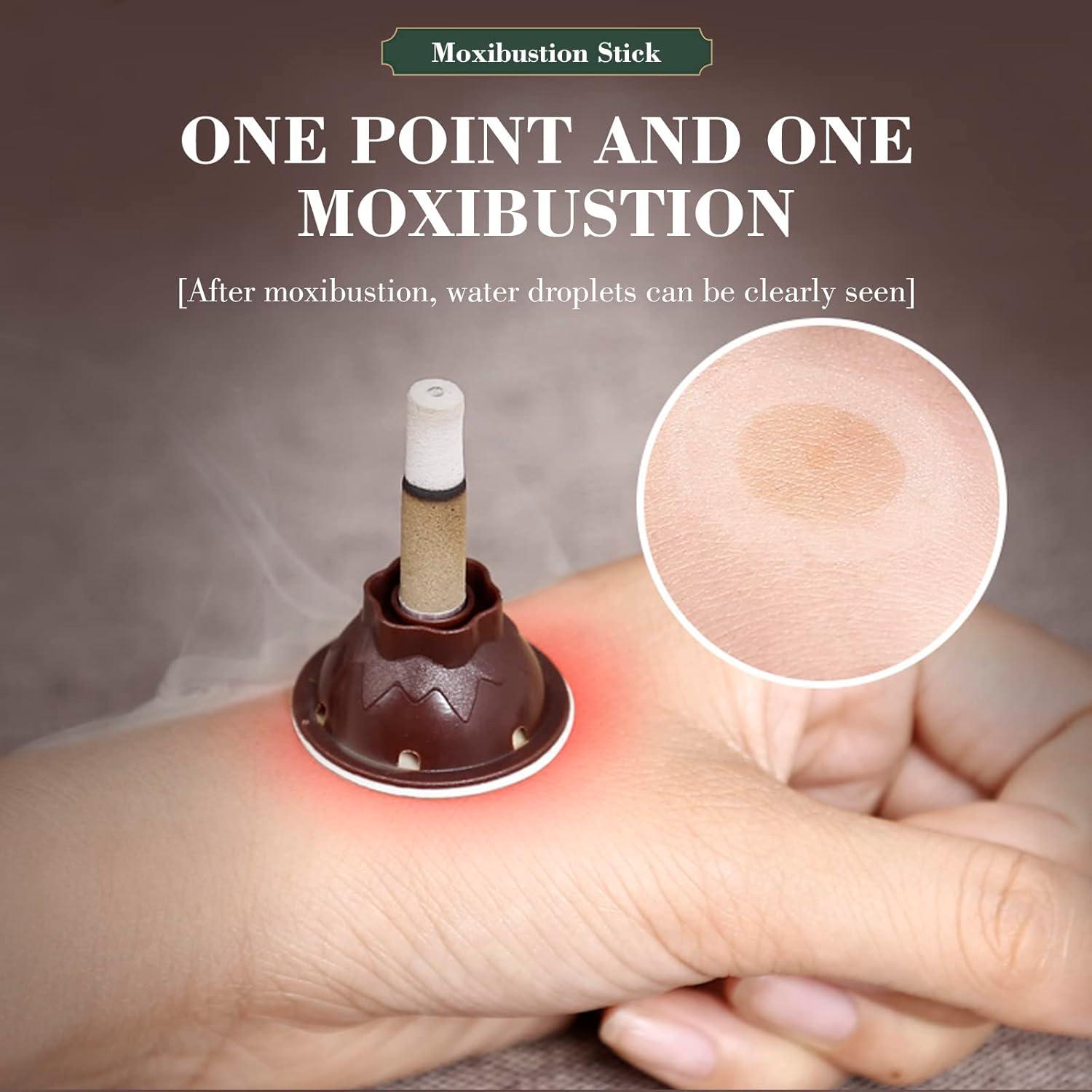 Zhongyan Taihe 120pcs Pure Moxa Roll Strips - Self-Adhesive Mugwort ...