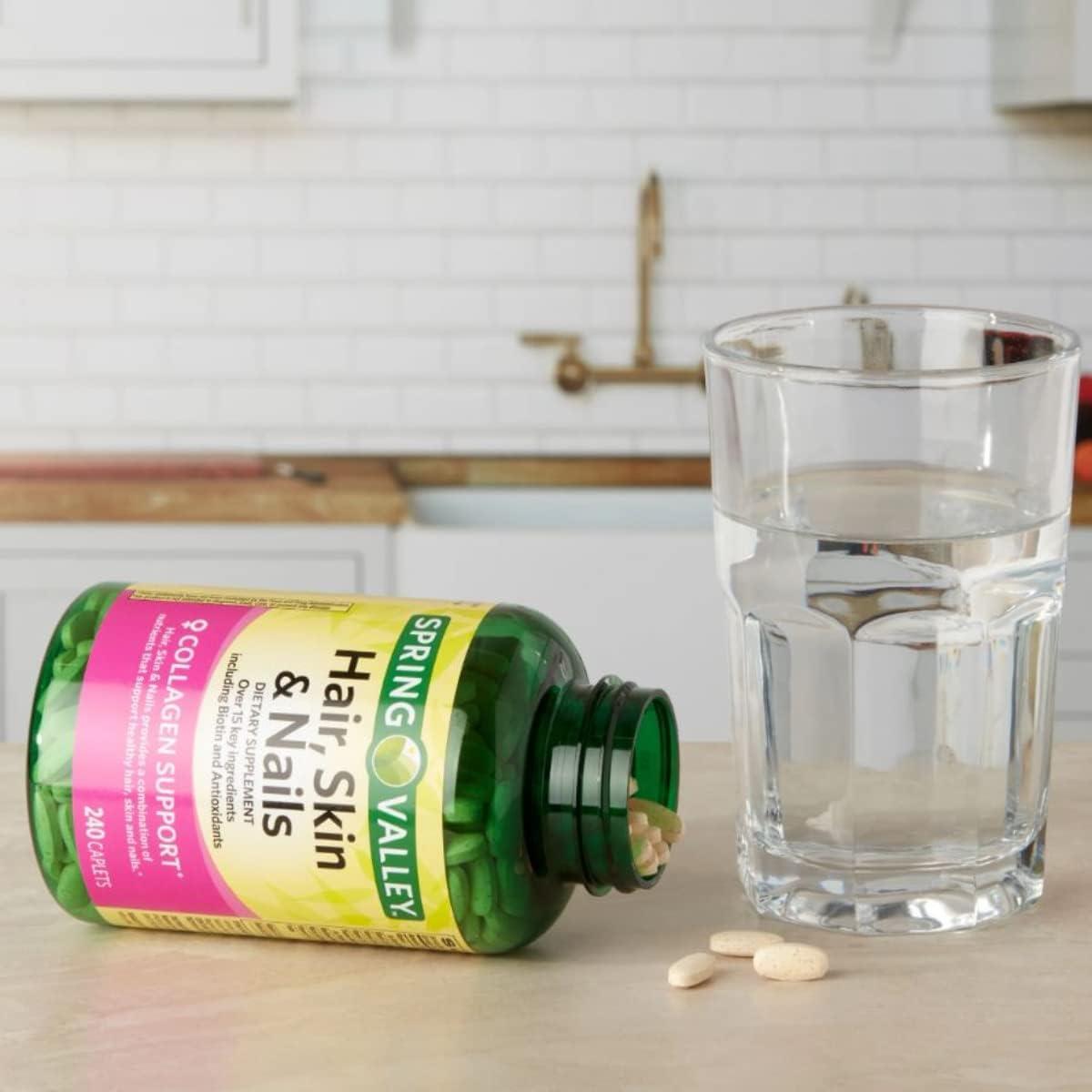 Spring Valley - Hair Skin & Nails Over 20 Ingredients Including Biotin ...