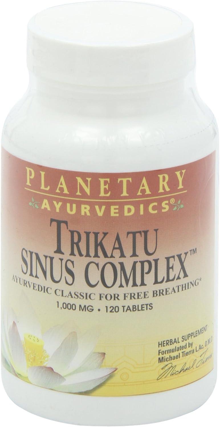 Planetary Herbals Trikatu Sinus Complex 1000mg - 120 Tablets for Free ...
