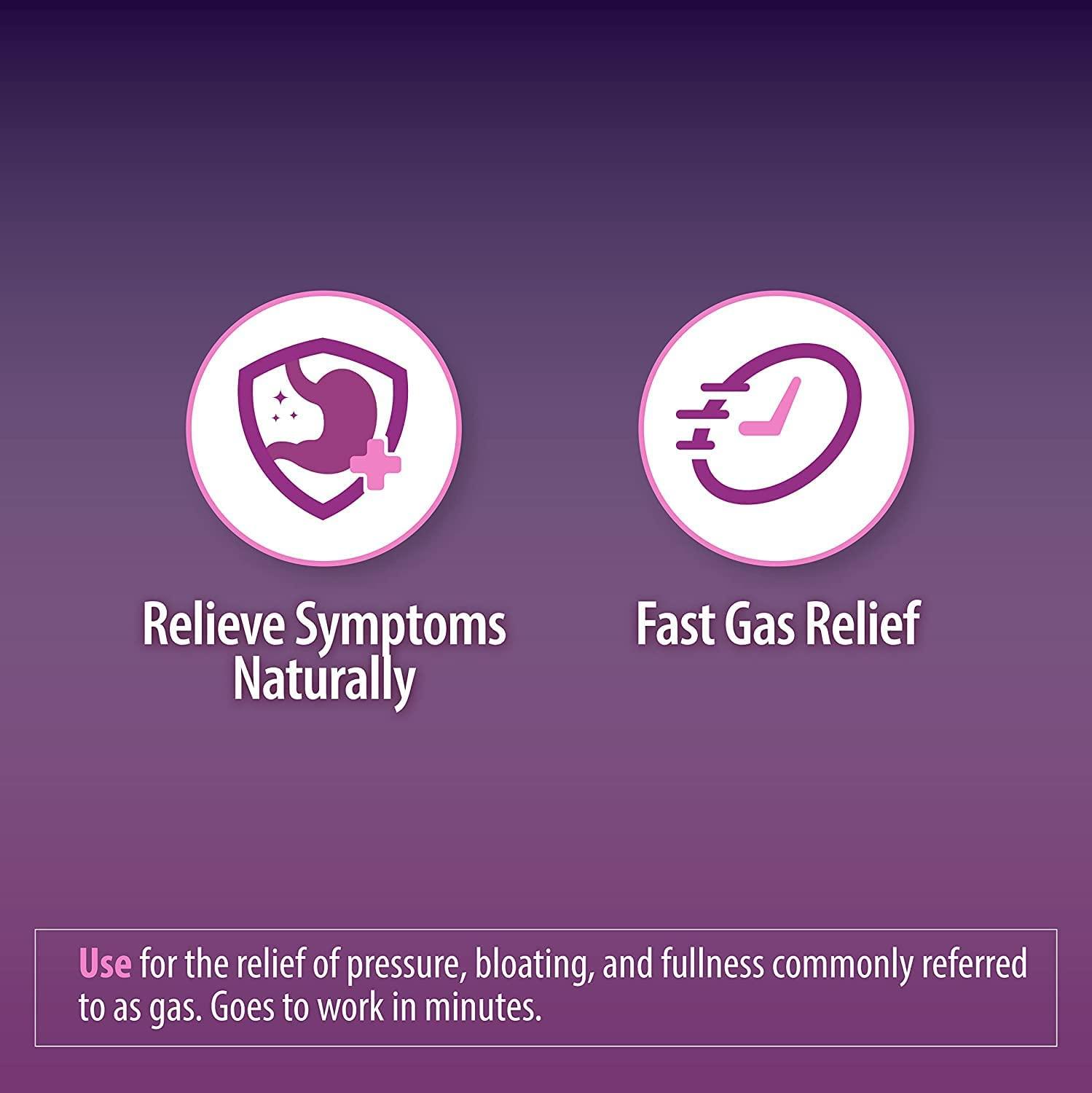 HealthA2Z Gas Relief 100 Ct | Simethicone 250mg Max Strength | Fast ...