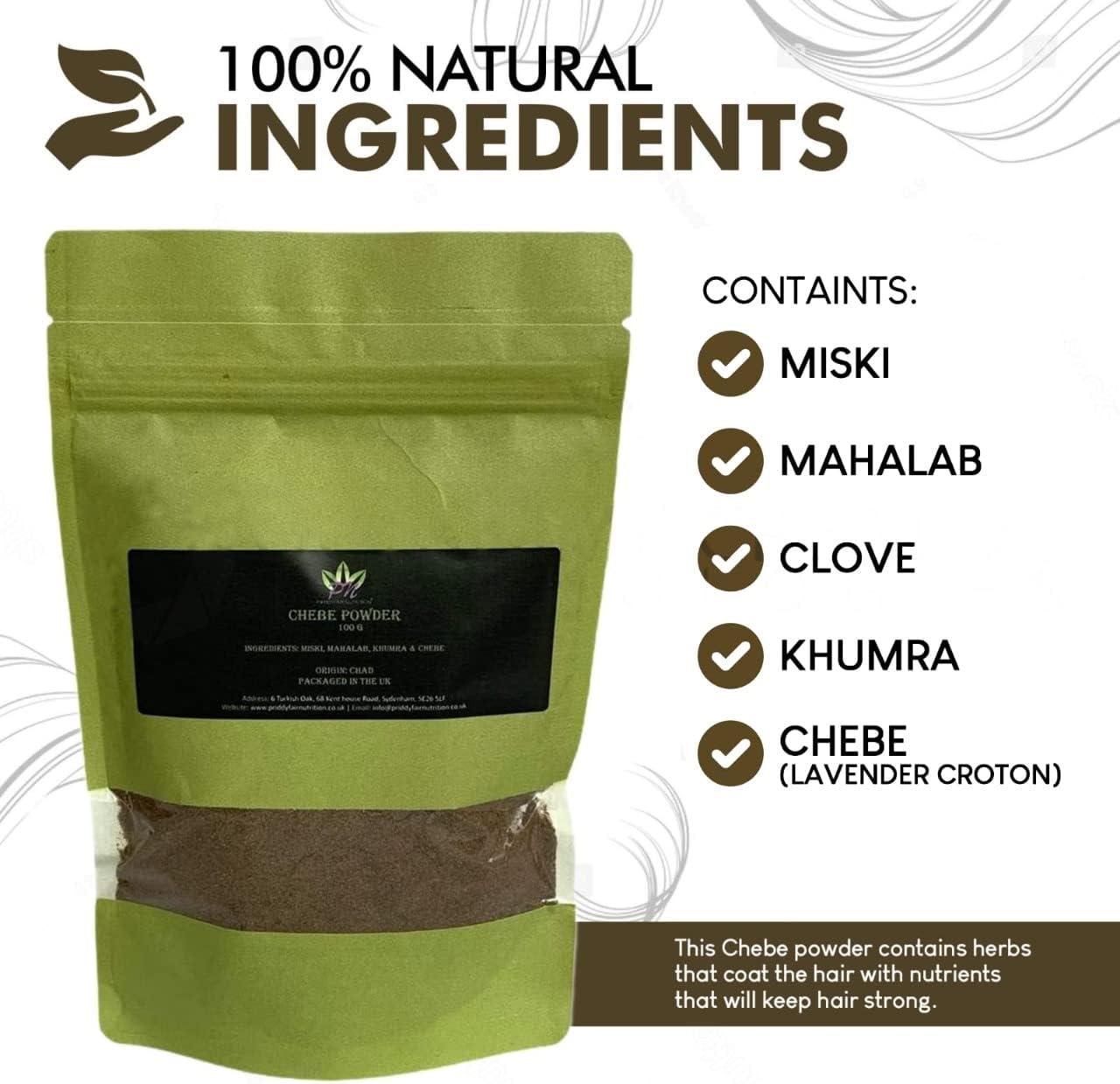 Authentic Traditional Chebe powder from Chad 100g with Karkar oil 120ml ...