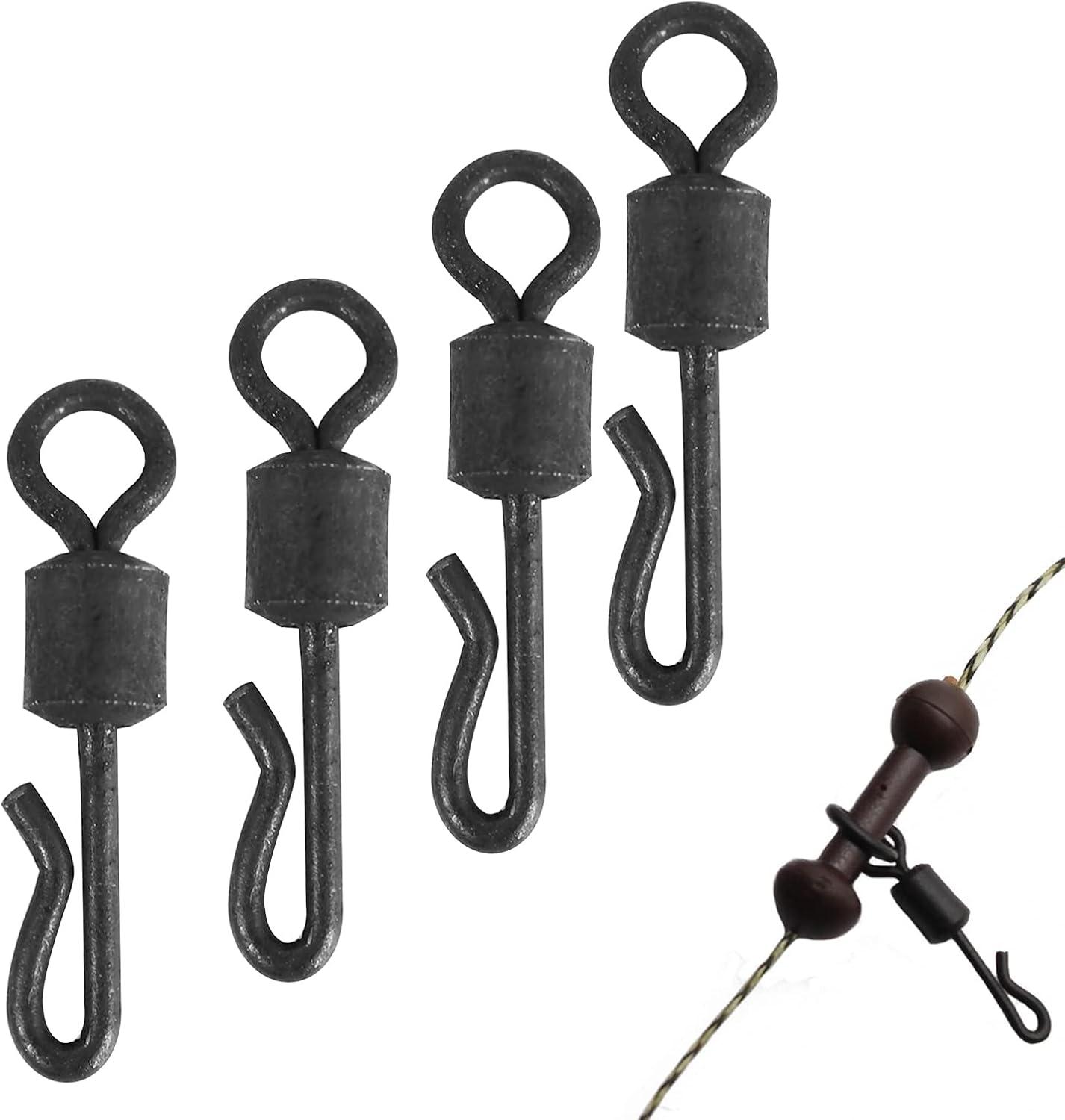 25 Fishing Vertebrae Clips - Q-Shaped Quick Change Plugs for Carp ...