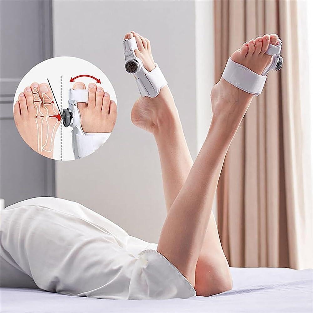 ZIROXI Bunion Corrector Angle Adjustment Big Toe Straightener with Knob ...