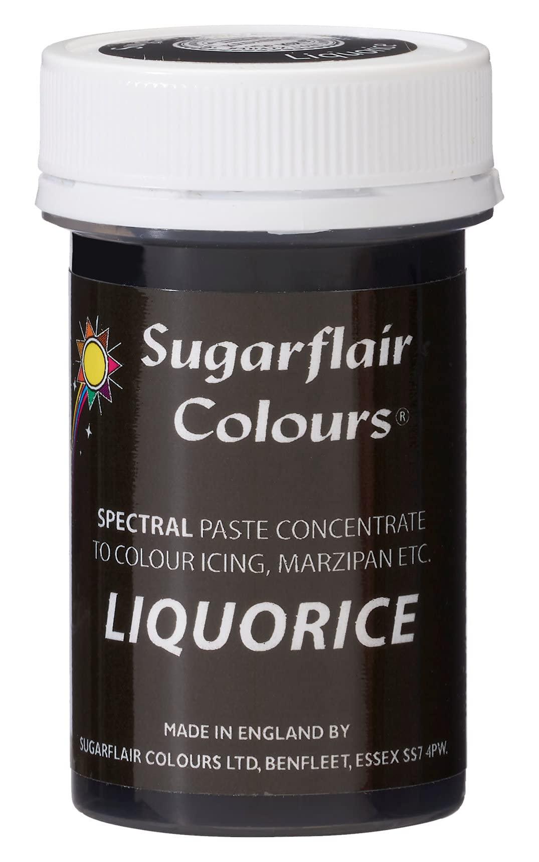 Sugarflair Liquorice Black Spectral Food Colouring Paste - 25g | Highly ...