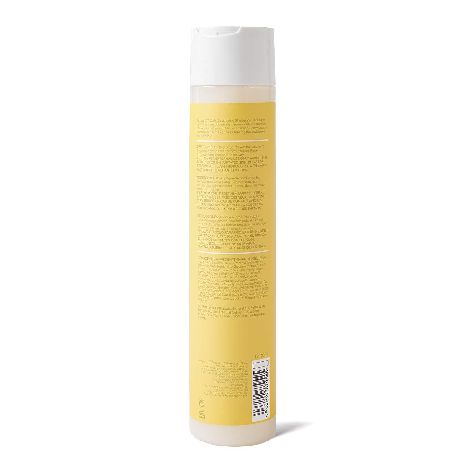 Texture ID Coils Detangling Shampoo - Sulfate-Free Moisturizing & Ideal ...