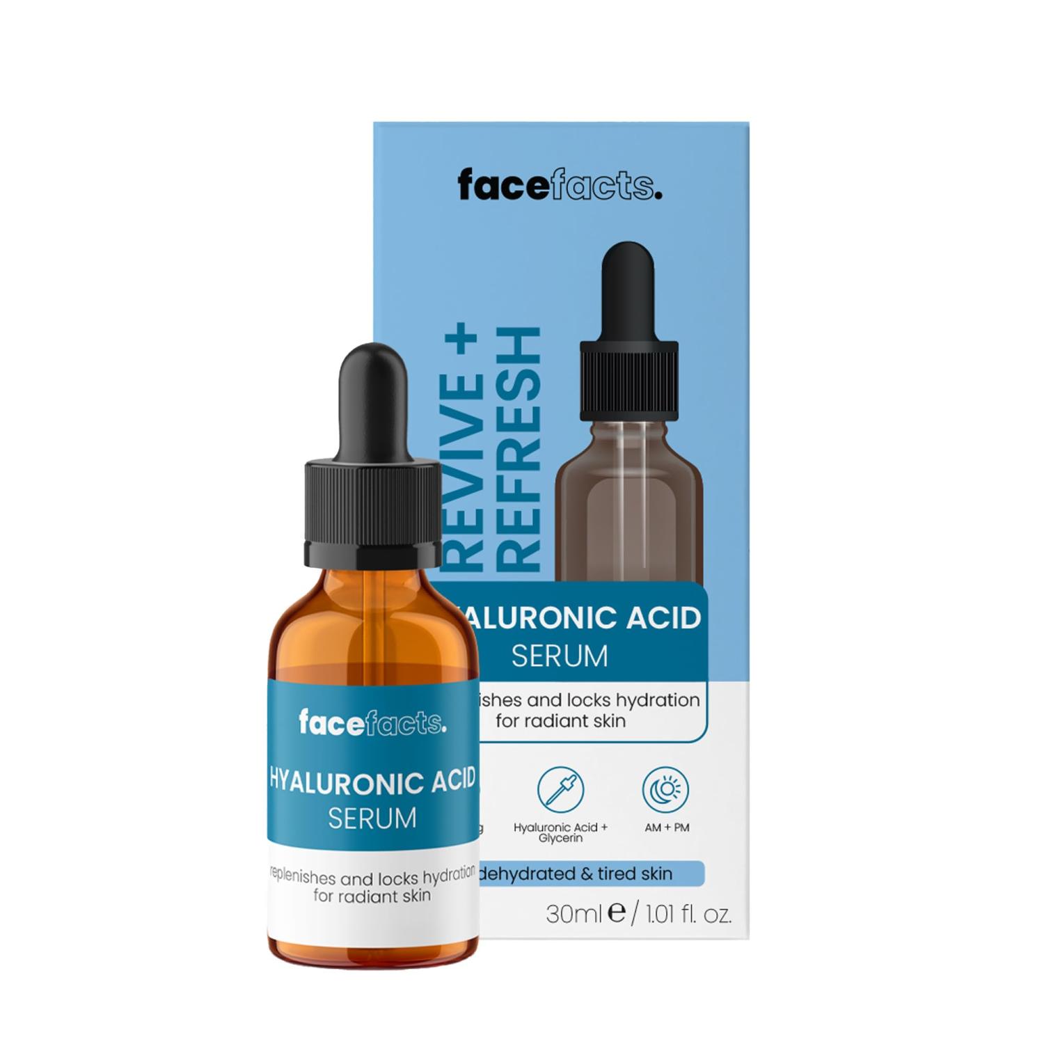 Face Facts Hyaluronic Acid Facial Serum | Revive + Refresh | 30ml | Buy ...