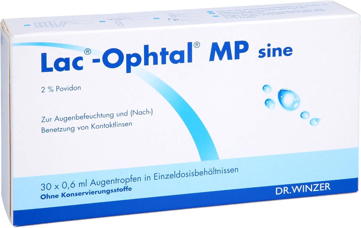 Buy LAC OPHTAL MP Sine Eye Drops - 30x0.6 ml | Fast International ...