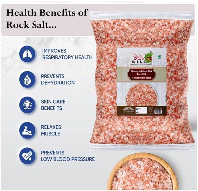 90's MILL Whole Himalayan Pink Rock Salt Chunks | Sendha Namak Sabut ...