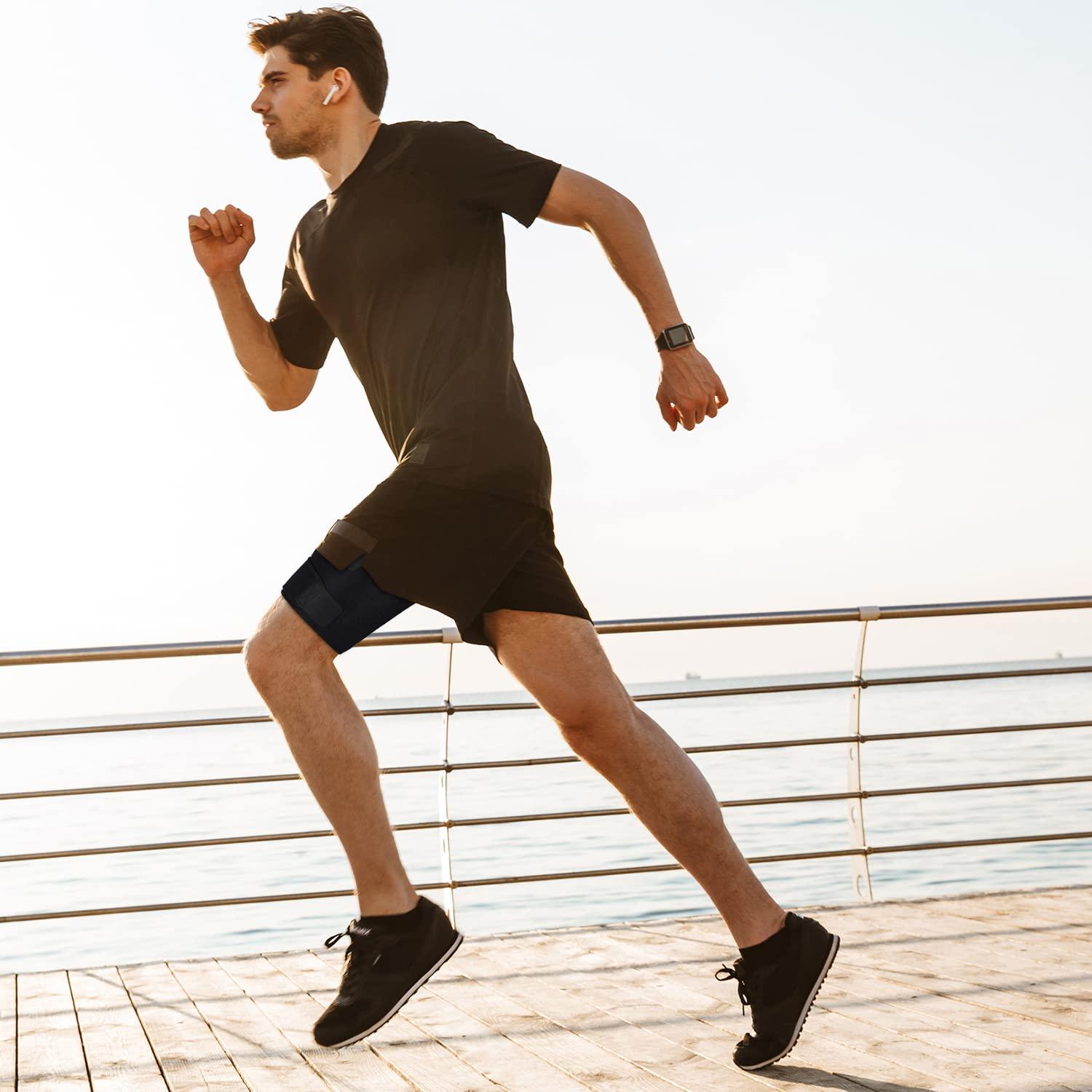 Supregear Neoprene Thigh Wraps - Adjustable Brace Support for ...