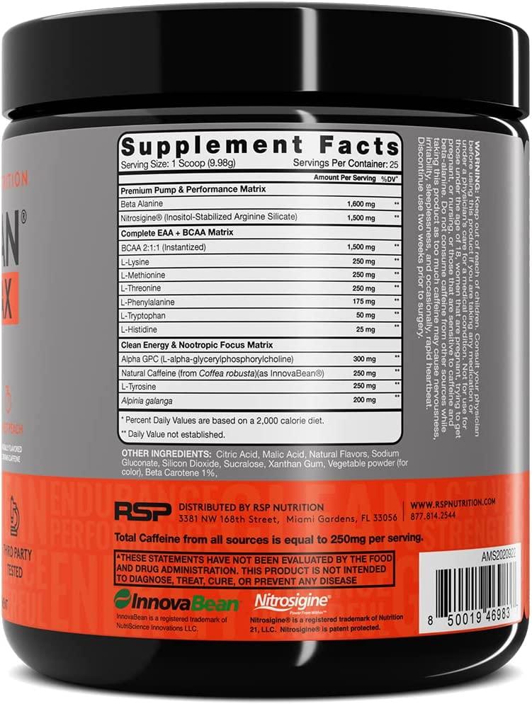 AminoLean MAX Pre Workout - Intense Energy, Massive Pumps, Laser Focus ...