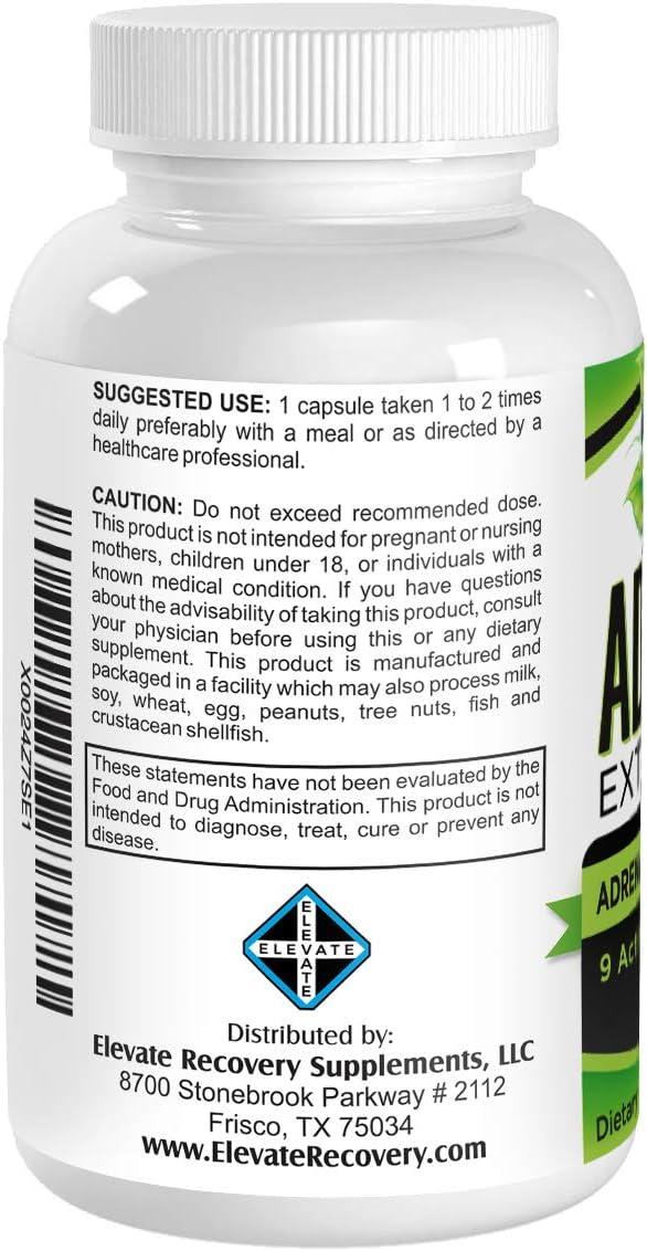 Adaptogen Blend Supplement - 9 Herbal Extracts - Energizing Complex ...