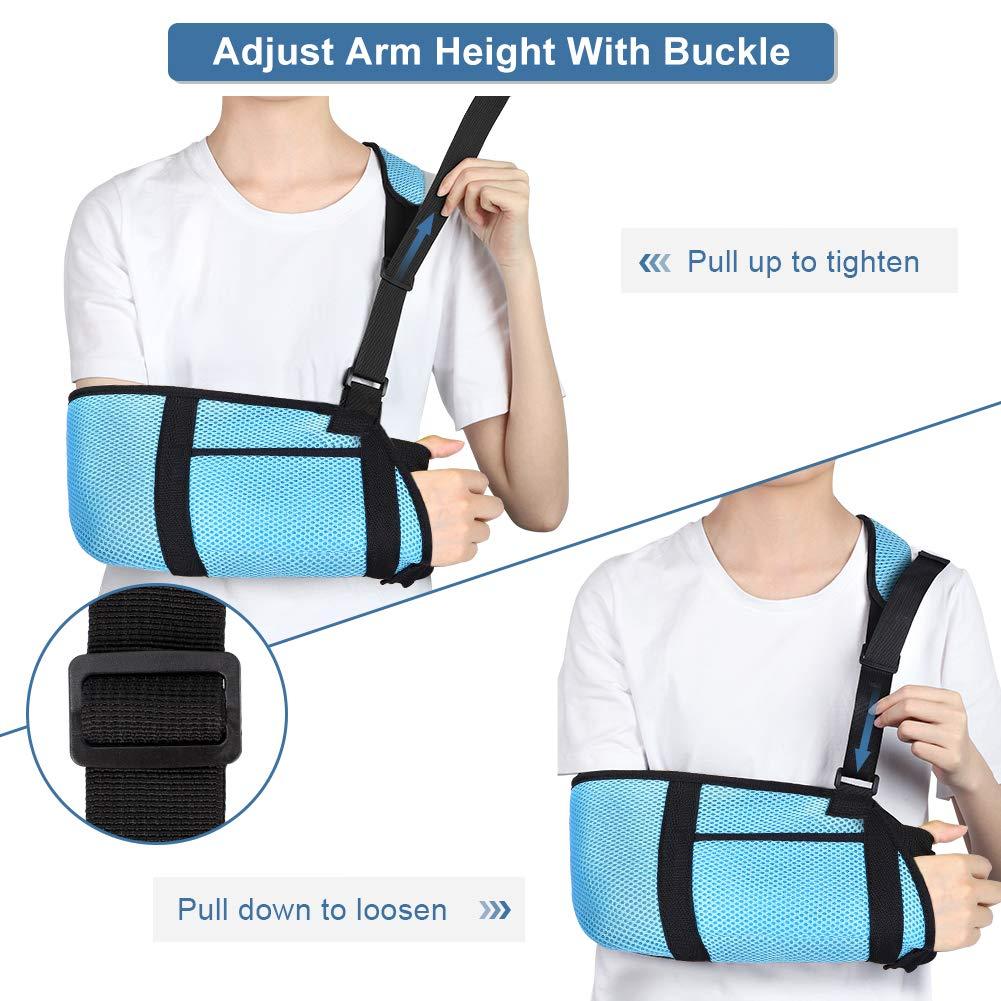 Child Arm Sling & Shoulder Immobilizer | Kids' Arm Loop with Waistband ...