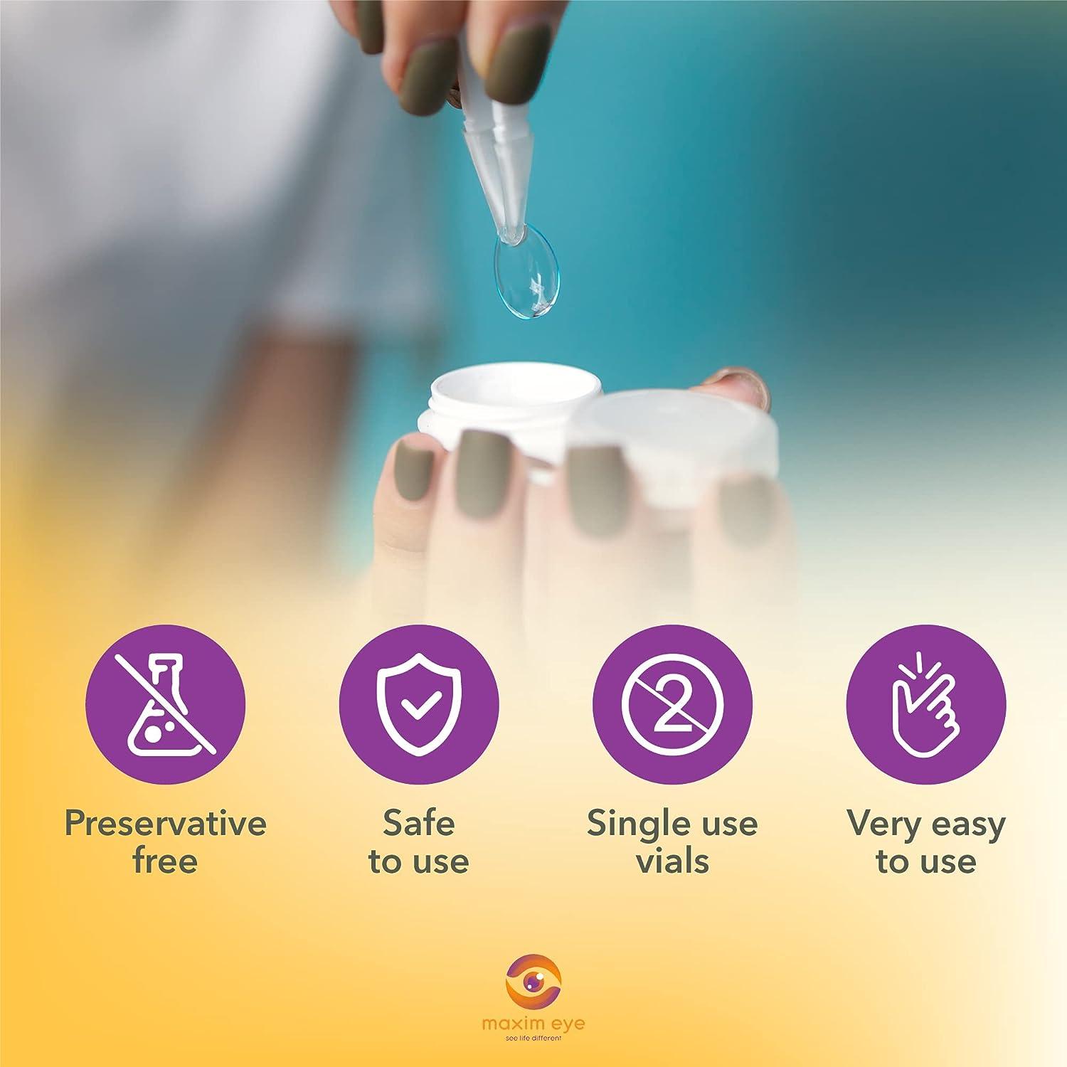 Menicon LacriPure Rinsing & Insertion Saline Solution 14 Unit Dose 5ml Vials | Preservative Free ...