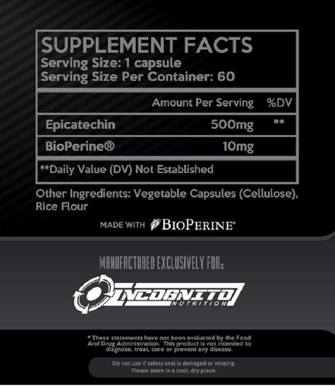EPICATECHIN | Extra Strength | 500 MGS Per Serving x 60 Servings ...