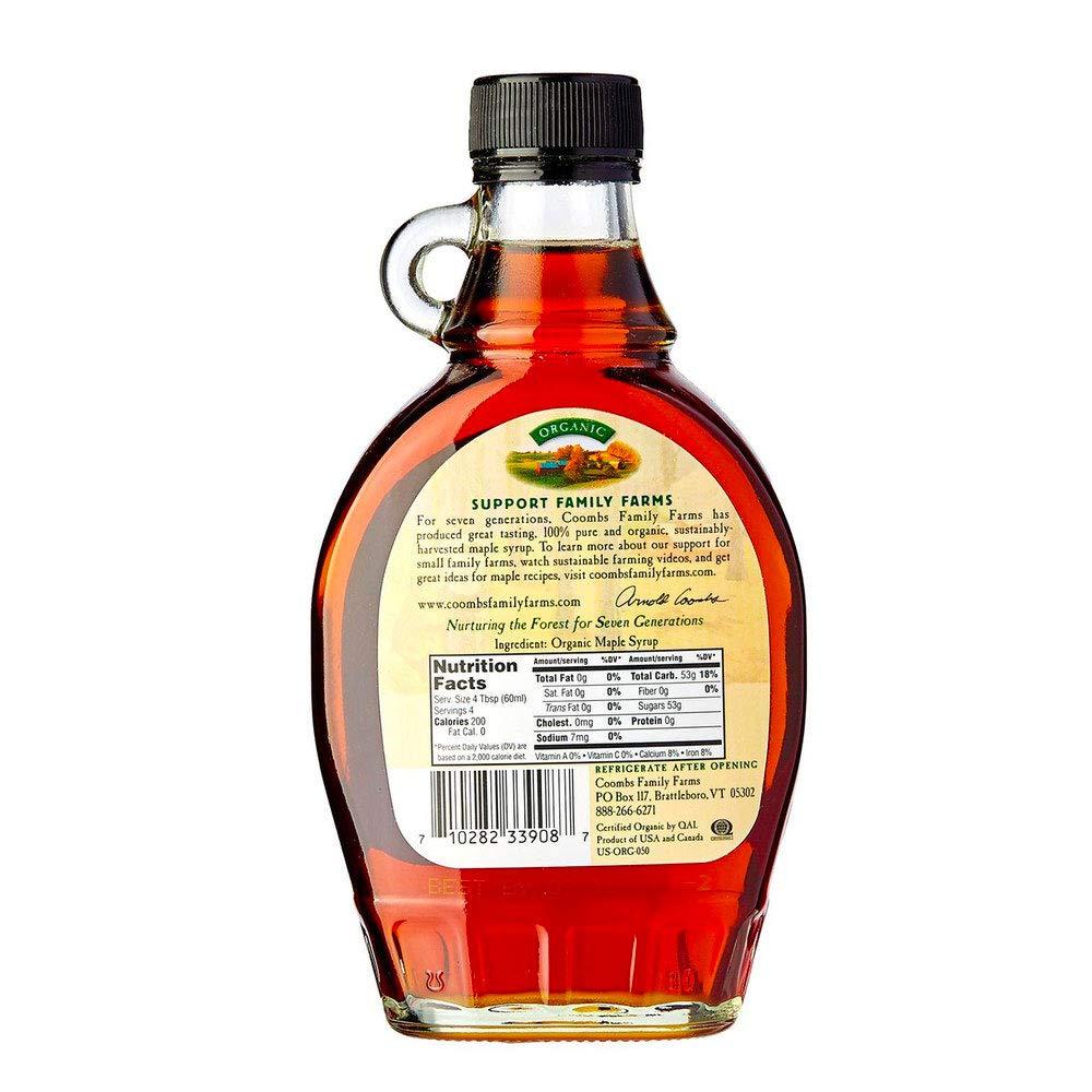 Coombs Family Farms Organic Maple Syrup Grade A Amber - 8 Fl Oz | Pure ...
