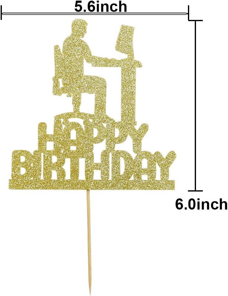 Programming Theme Happy Birthday Cake Topper Programmer Cake Decor ...