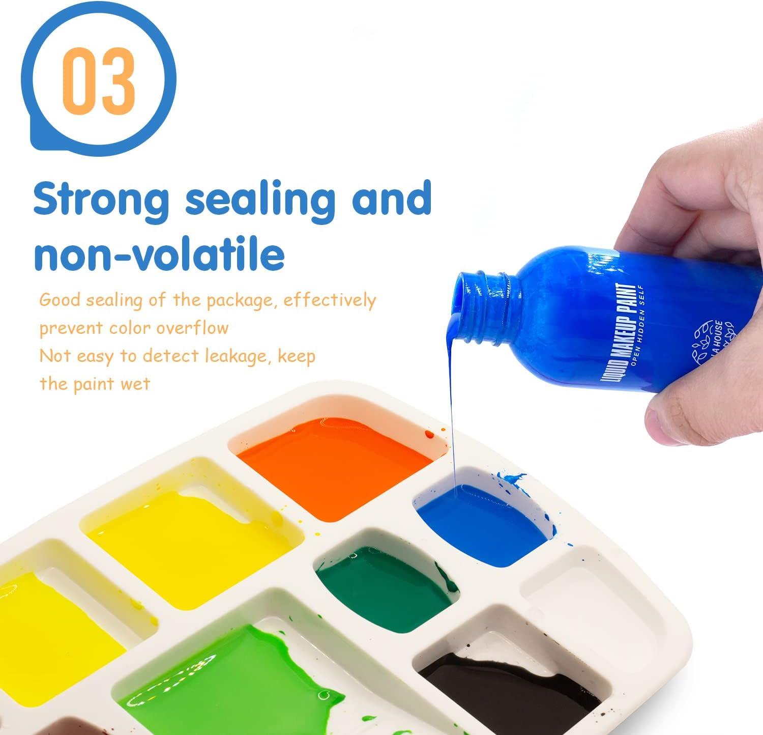 VIOLA HOUSE 6-Color Face & Body Paint Set for Adults | Halloween ...