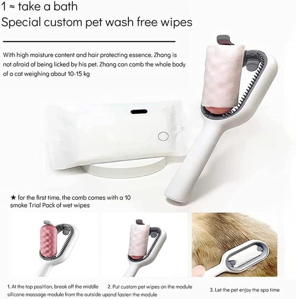 Cabbage Pets Sticky Brush 2.0 for Cats - 4 in 1 Universal Pet Knots ...