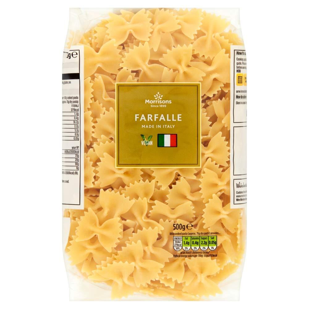 Morrisons Farfalle Pasta 500 g x 12 | Buy Now with Express ...