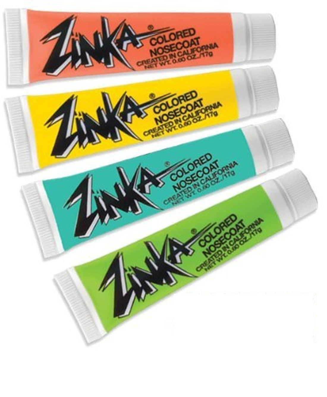 Zinka 4 Pack - Neon Green Yellow Orange & Teal Sunscreen ...