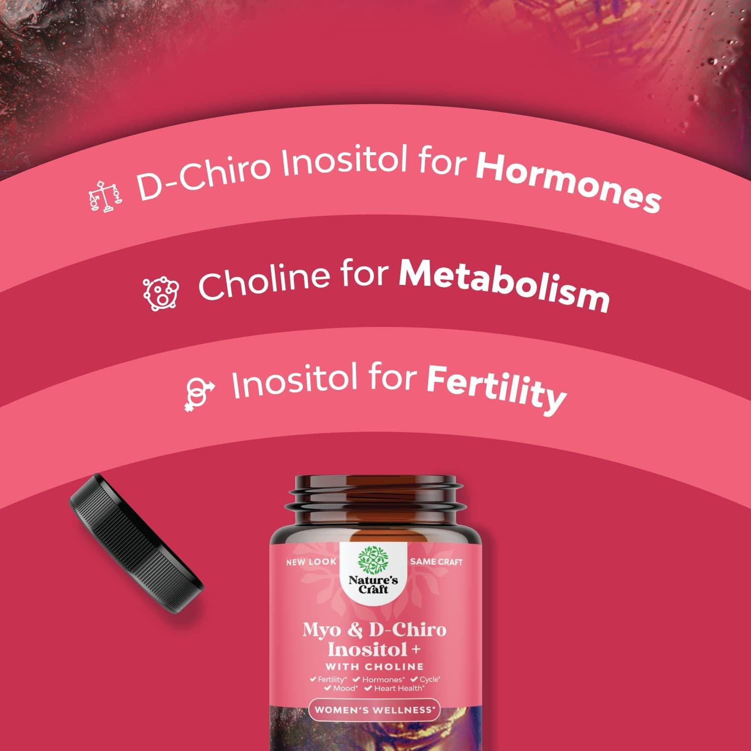 Myo Inositol And D Chiro Inositol Capsules Womens Fertility And Hormone