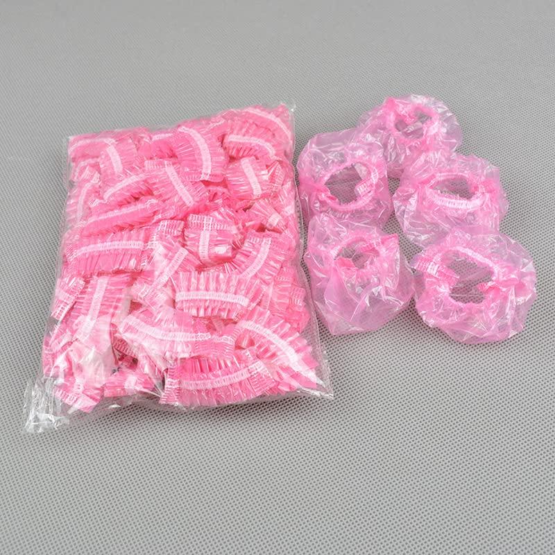 100 PCS Disposable Ear Covers for Shower Hair Salon Care - Waterproof ...