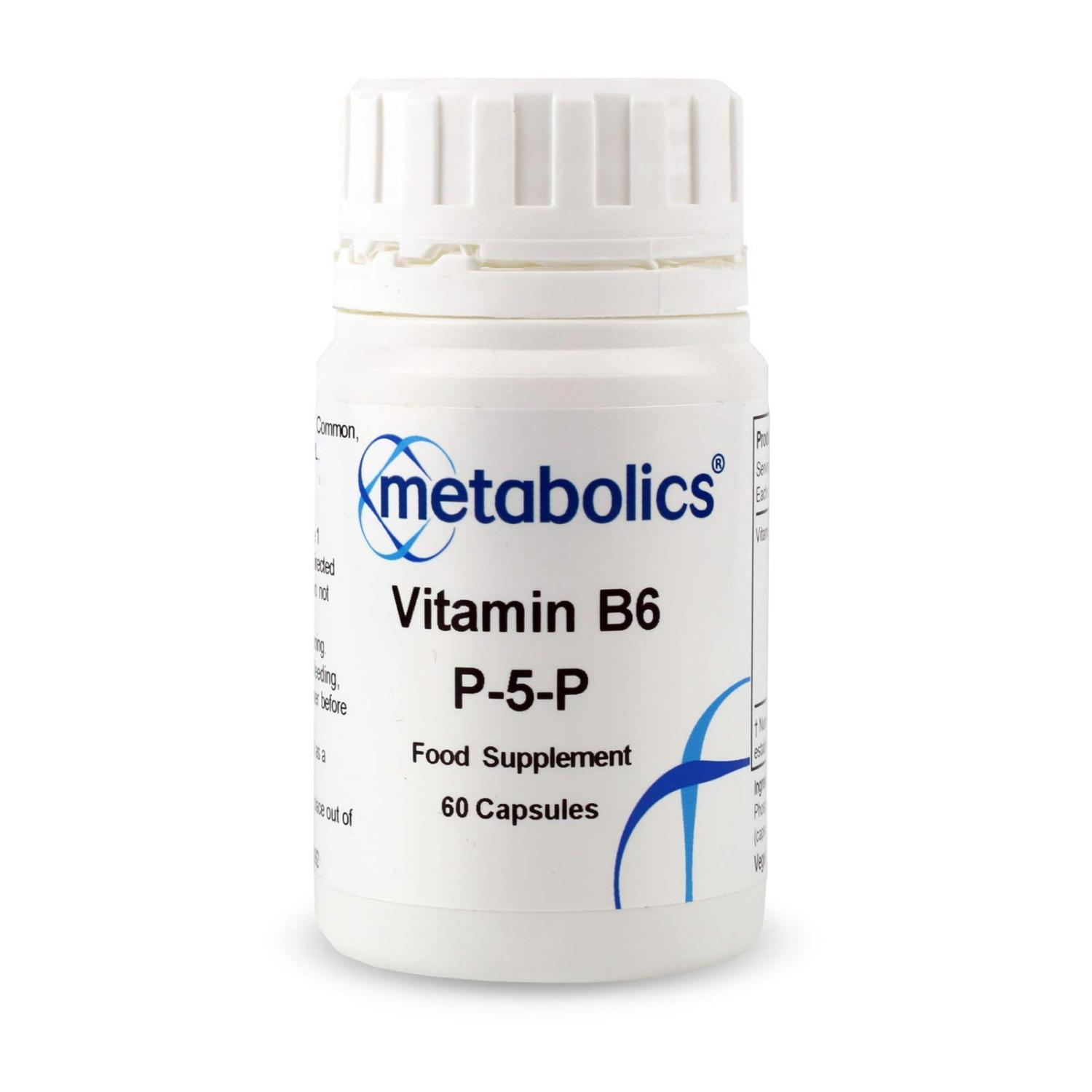 Vitamin B6 P5P Capsules - 34mg Per Capsule | Support Energy ...