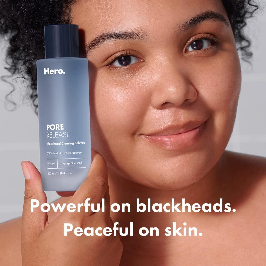 Hero Cosmetics Pore Release Blackhead Clearing Solution - Exfoliating ...