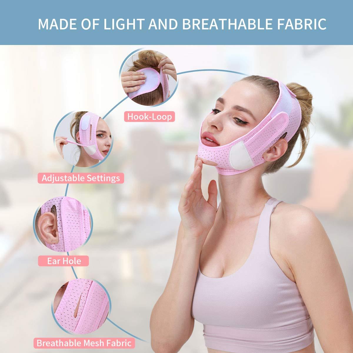 Face Slimming Strap - Double Chin Reducer for V Line Lifting - Pain ...