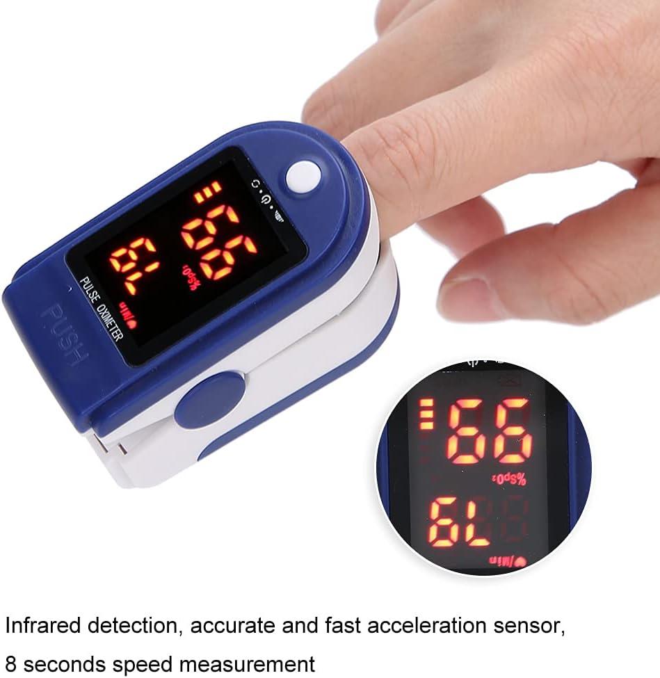 Ruiqas Fingertip Pulse Oximeter - Accurate SPO2 & Heart Rate Monitor ...