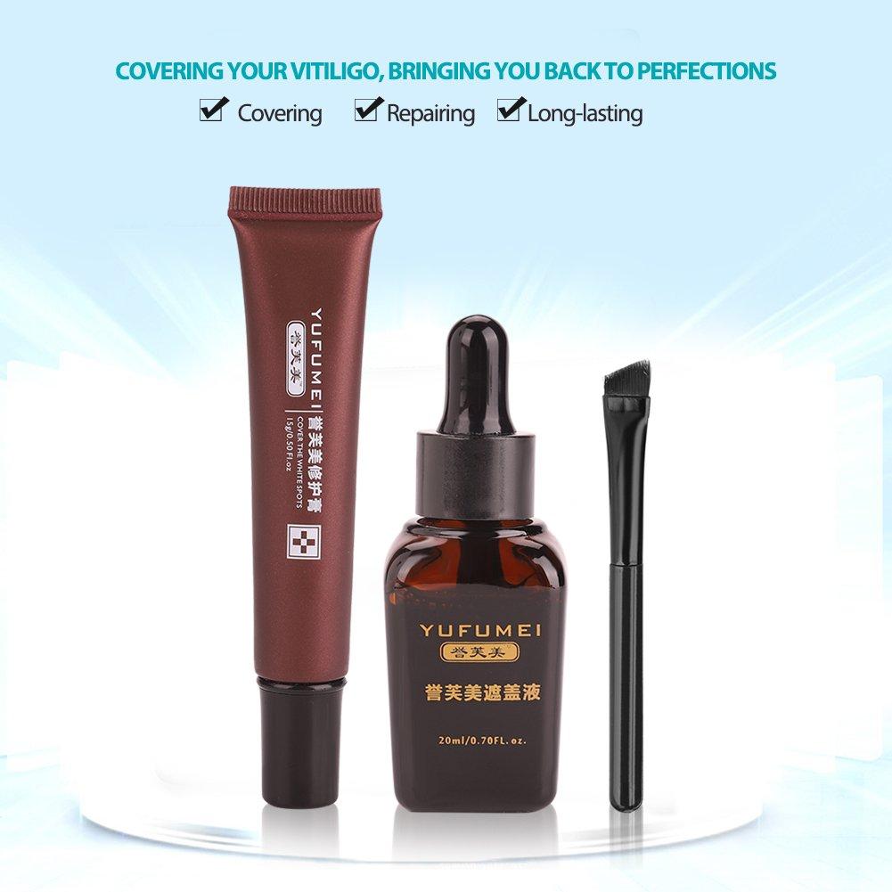 Cimenn Professional Vitiligo Cover Liquid Set - Scar & Birthmark ...