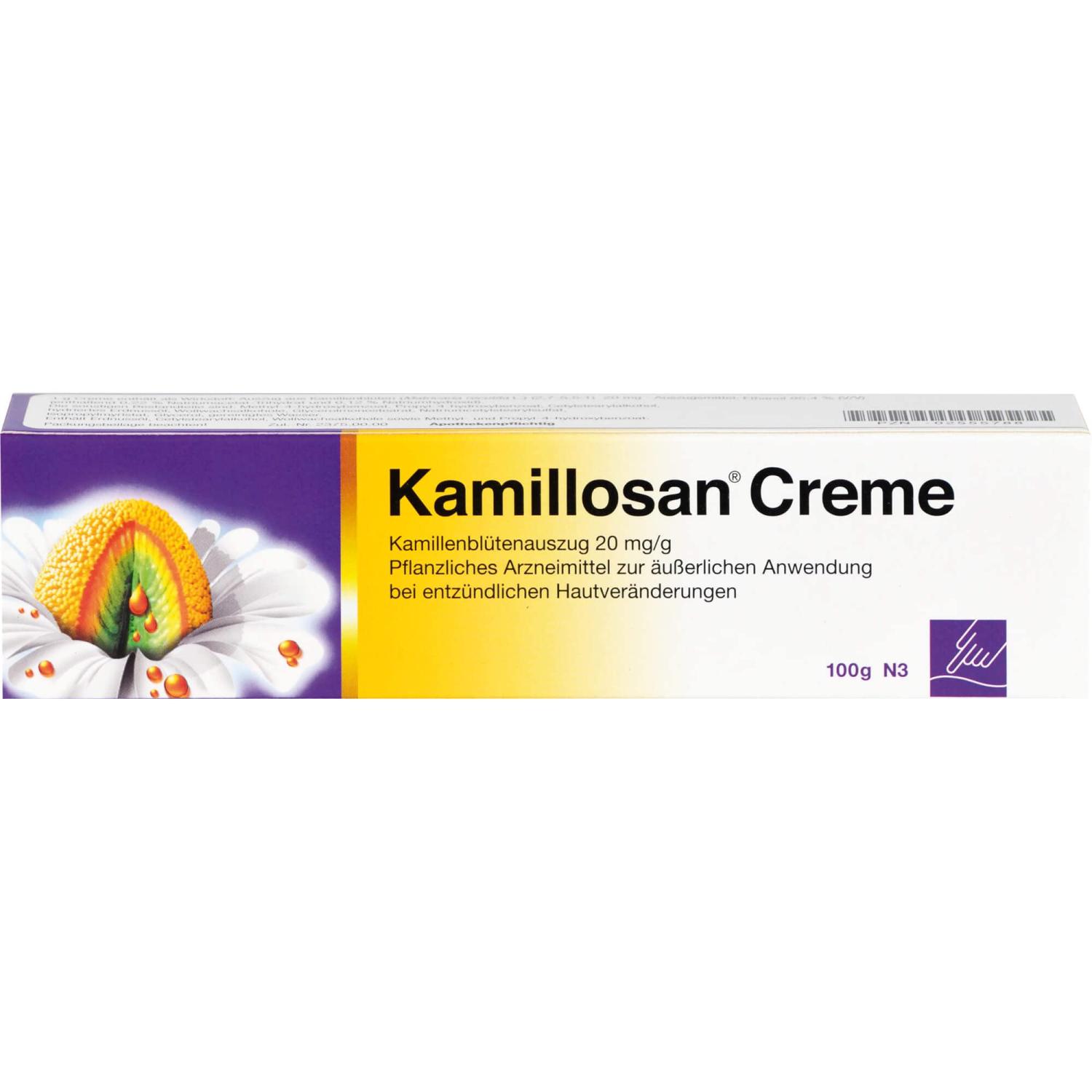 Buy Kamillosan Cream 100g - Soothing Herbal Cream for Skin Relief ...