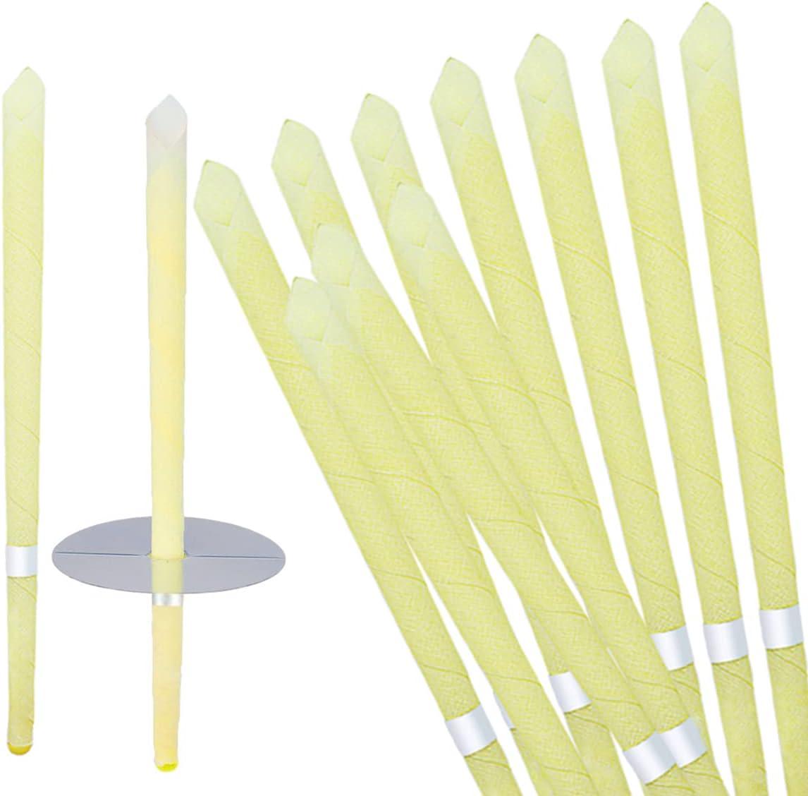20 PCS Beeswax Ear Candles Kit for Ear Wax Removal - Non-Toxic Candling ...
