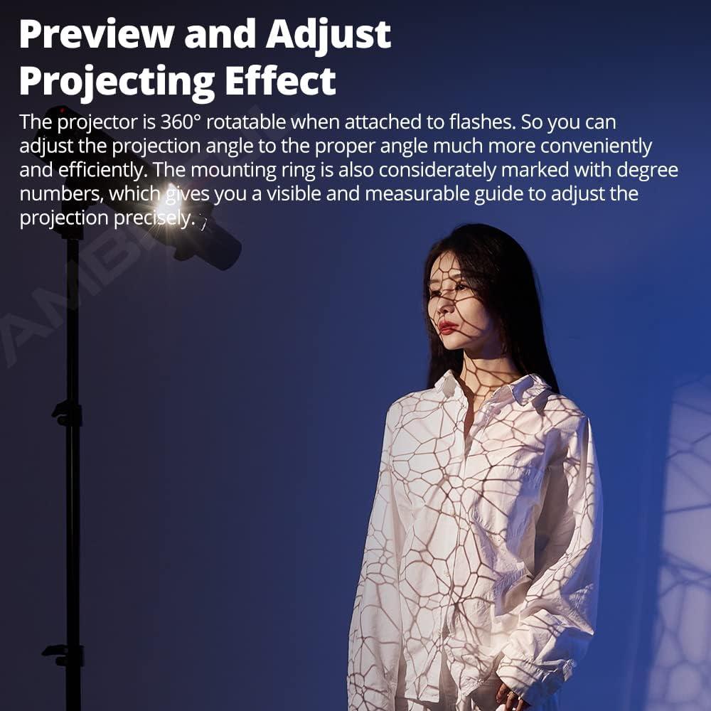 Godox AK-R21 Speedlite Projector Flash Conical Snoot for Godox V1 ...