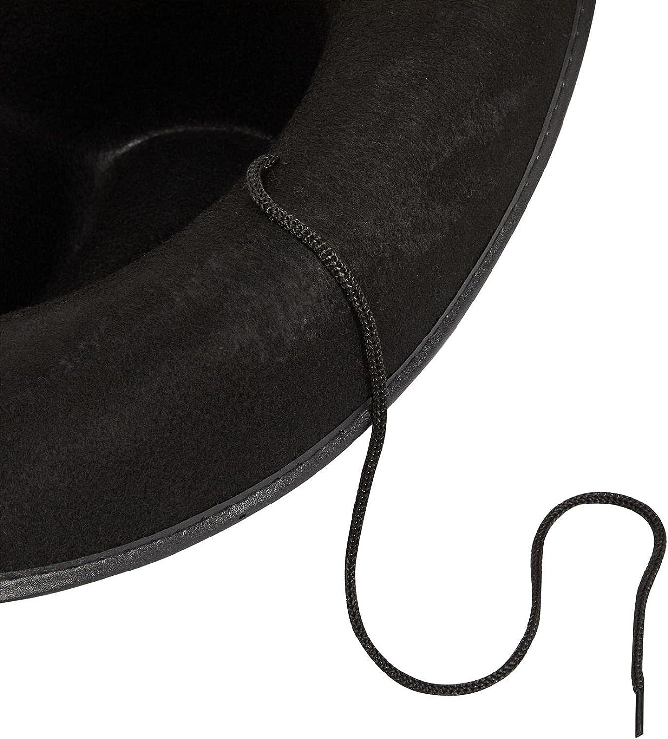 Men's Black Cowboy Hat with Silver Star Studs - One Size | Buy Now with ...