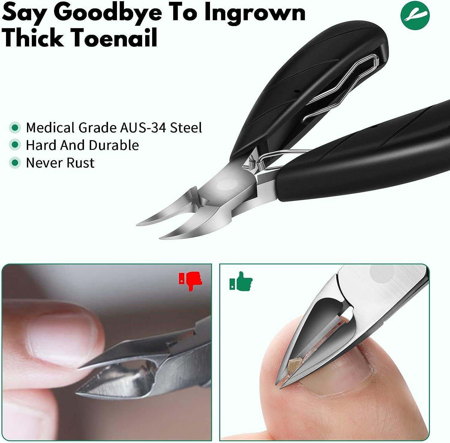 Eneteck Long Handle Toenail Clippers for Thick Nails - Ideal for ...